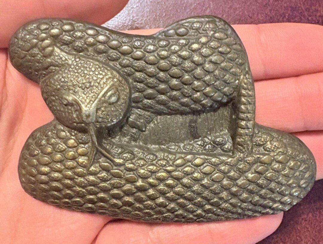 Vintage Western Diamondback Snake Unbranded Belt Buckle – Coiled ...