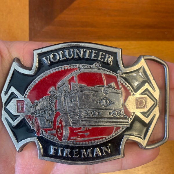 Firefighter Belt Buckle - Etsy