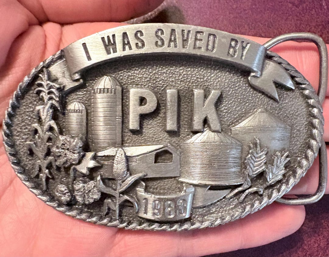 Vintage Limited Edition 1983 “I Was Saved by PIK” Belt Buckle – Payment ...