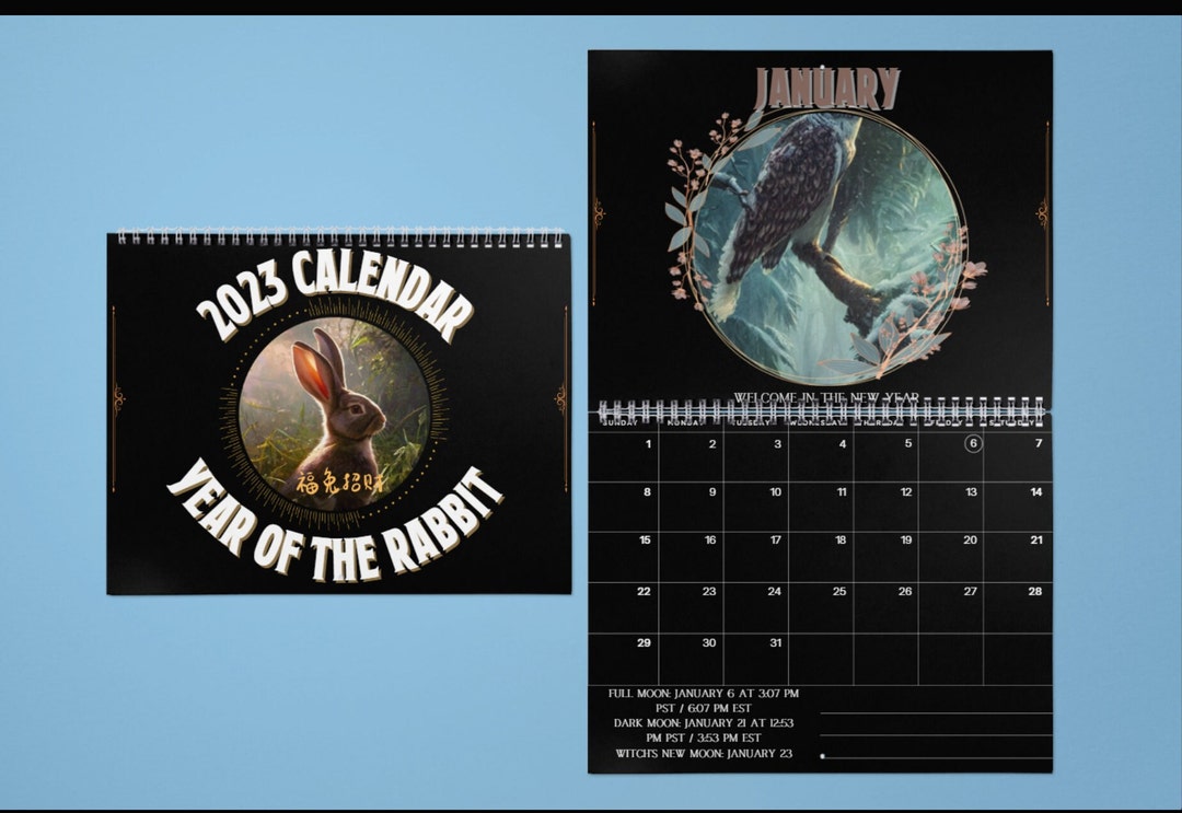2023 Witches Calendar PDF - Etsy