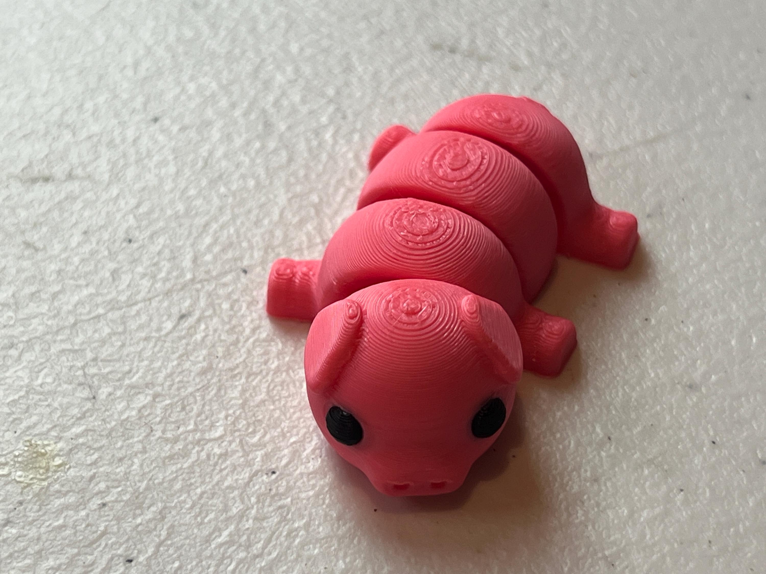 3D Printed Pig Fidget Toy: Articulated Desk Decor - Etsy UK