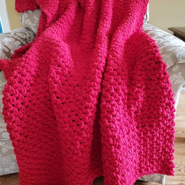Crochet Sofa Throw Blanket - Etsy