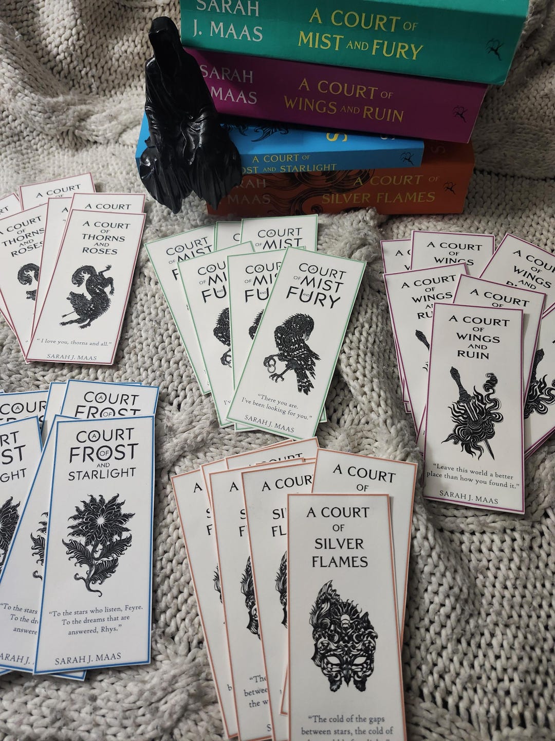 ACOTAR SERIES Bookmarks Set - Etsy