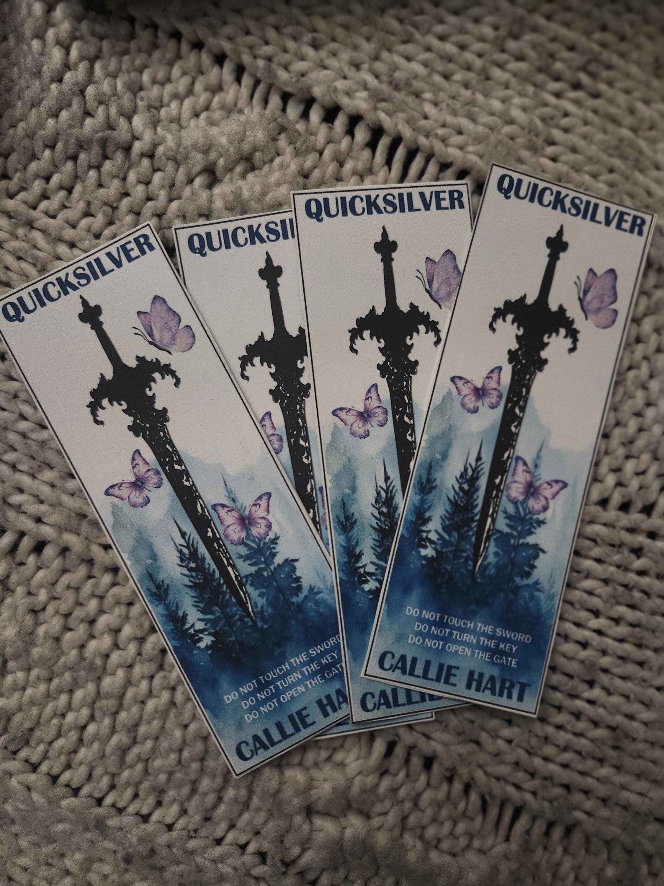 Quicksilver Bookmark - Etsy