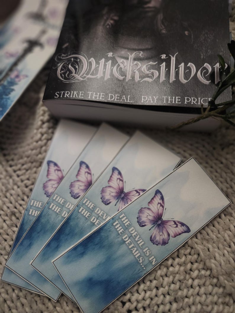 Quicksilver Bookmark - Etsy