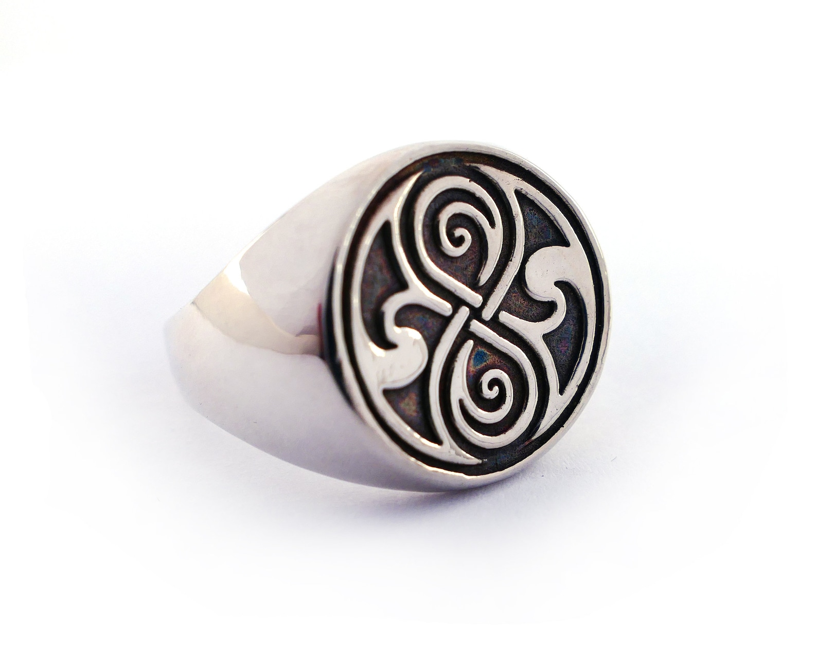 Sterling Silver Seal of Rassilon Ring Doctor Who Ring Sci-fi - Etsy Canada