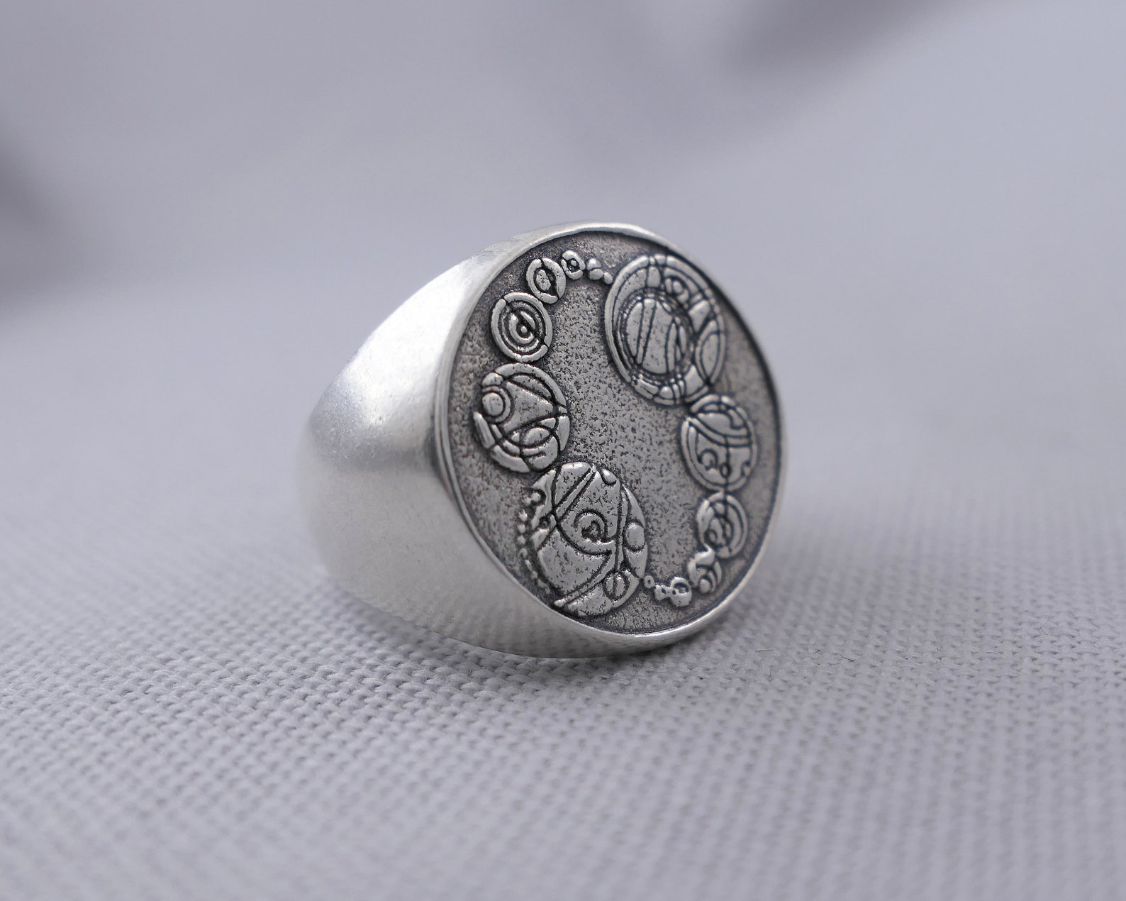 Sterling Silver Doctor Who Masters Ring, Doctor Who Ring, Sci-fi Ring ...