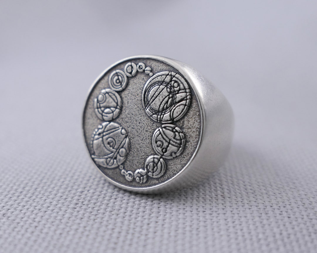 Sterling Silver Doctor Who Masters Ring, Doctor Who Ring, Sci-fi Ring ...