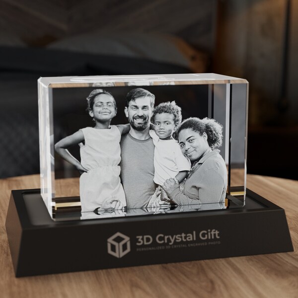 Personalized 3d Crystal Photo - Etsy