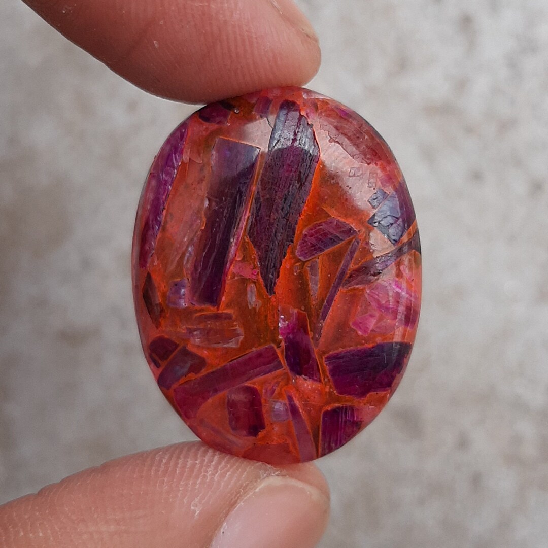 Mind Blowing Natural Red Dyed Kyanite Doublet Smooth Oval - Etsy
