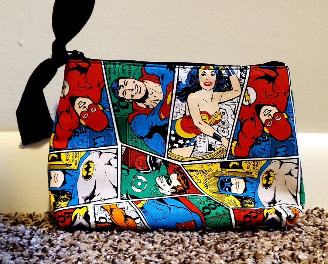 DC Comics Makeup Bag - Etsy