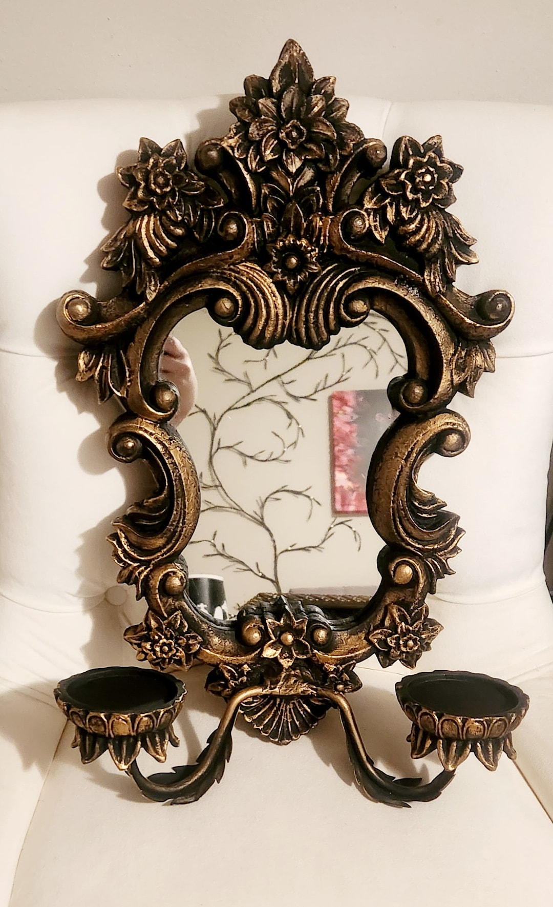 Vintage Baroque Style Mirror - Etsy