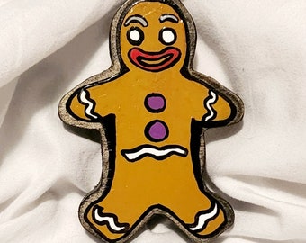 Gingerbread Man Clothespin Ornament - Etsy