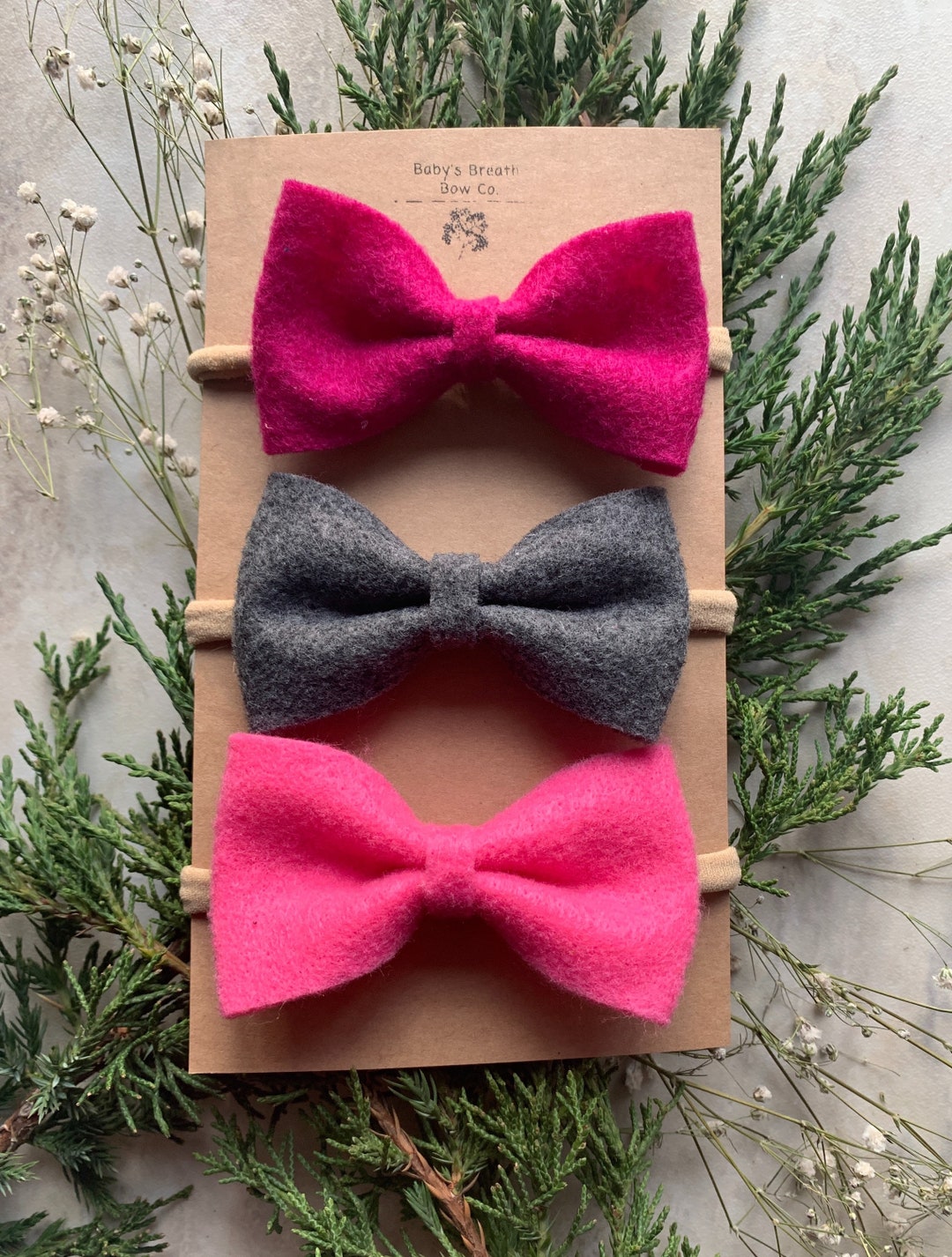 Pretty in Pink- Set of 3 - Etsy