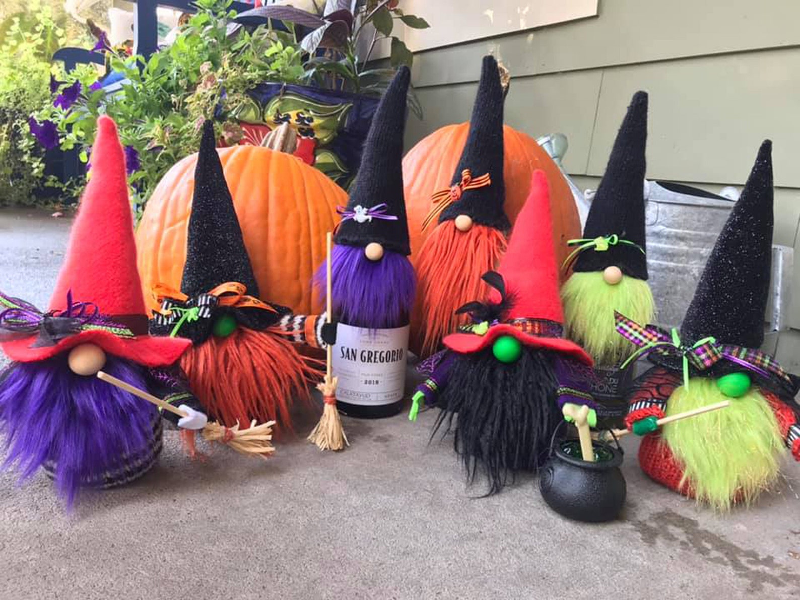 Halloween Witch Gnome Sewing PDF Pattern Tutorial Sewing - Etsy