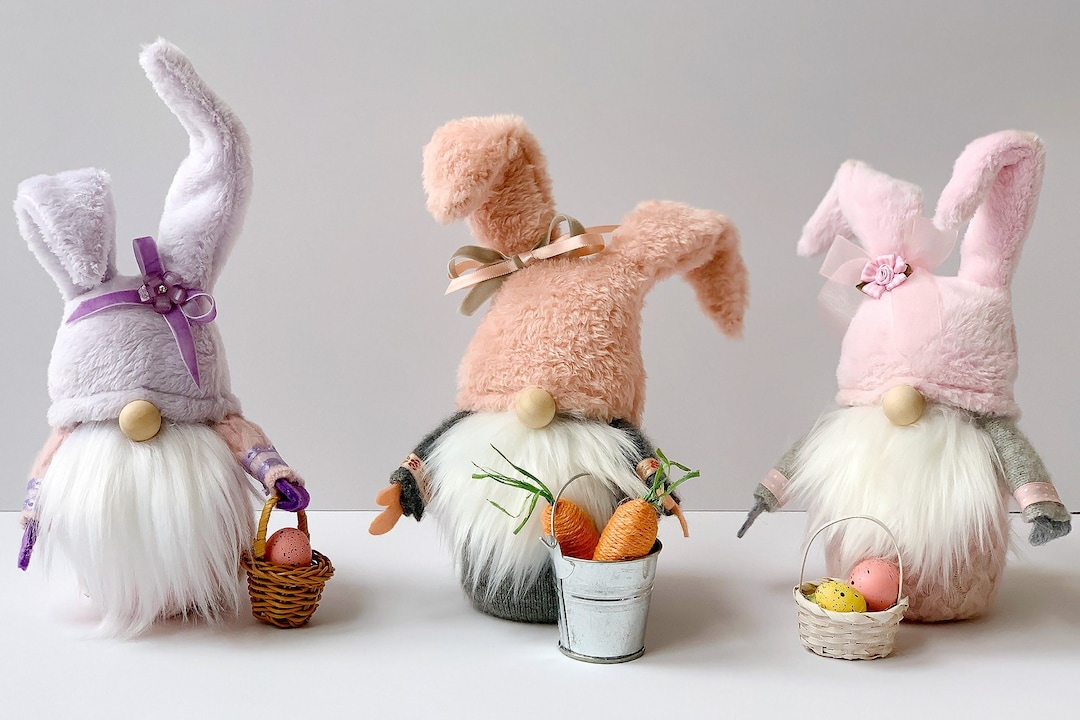Bunny Gnome Pattern, Easter Gnome Pattern, Gnome Sewing Tutorial PDF ...