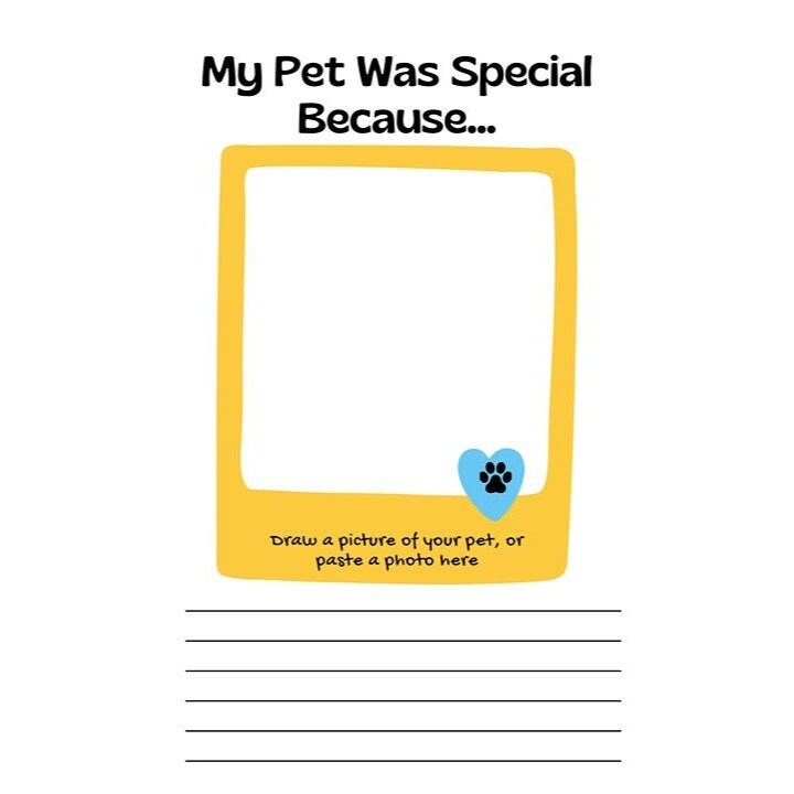 Pet Loss Workbook I Miss My Pet Book Mourning the Loss of a Pet Pet ...