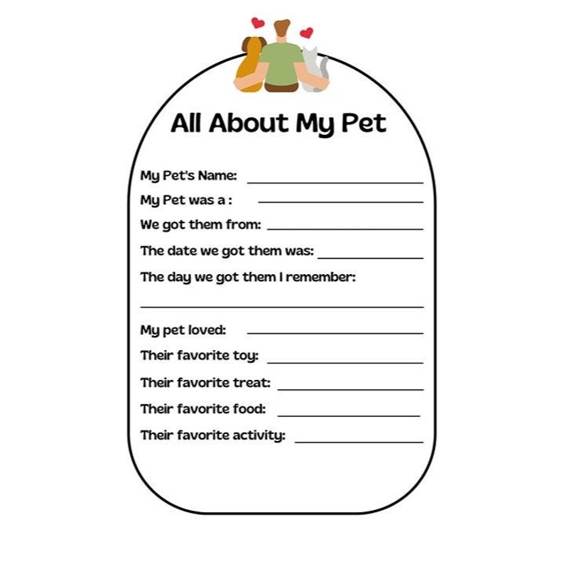 Pet Loss Workbook I Miss My Pet Book Mourning the Loss of a Pet Pet ...