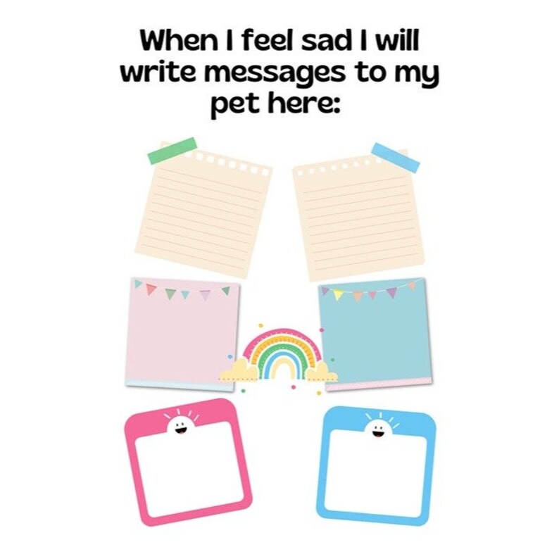 Pet Loss Workbook I Miss My Pet Book Mourning the Loss of a Pet Pet ...