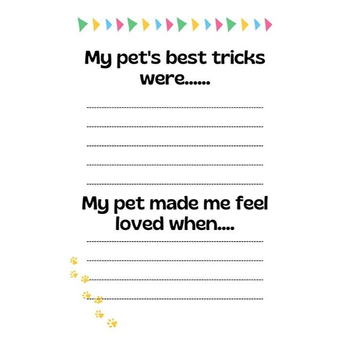 Pet Loss Workbook I Miss My Pet Book Mourning the Loss of a Pet Pet ...