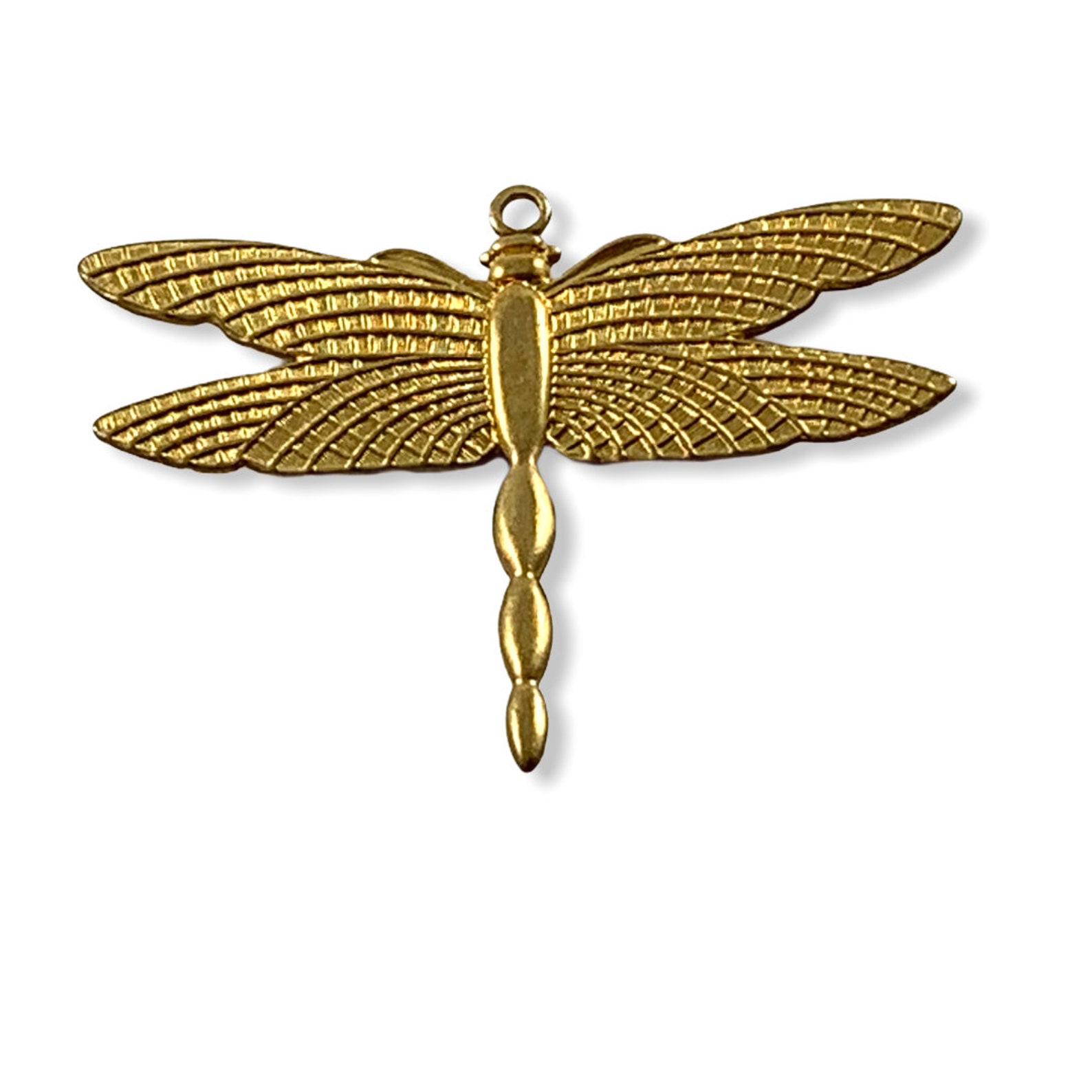 Gold Tone Dragonfly Needle Minder - Etsy