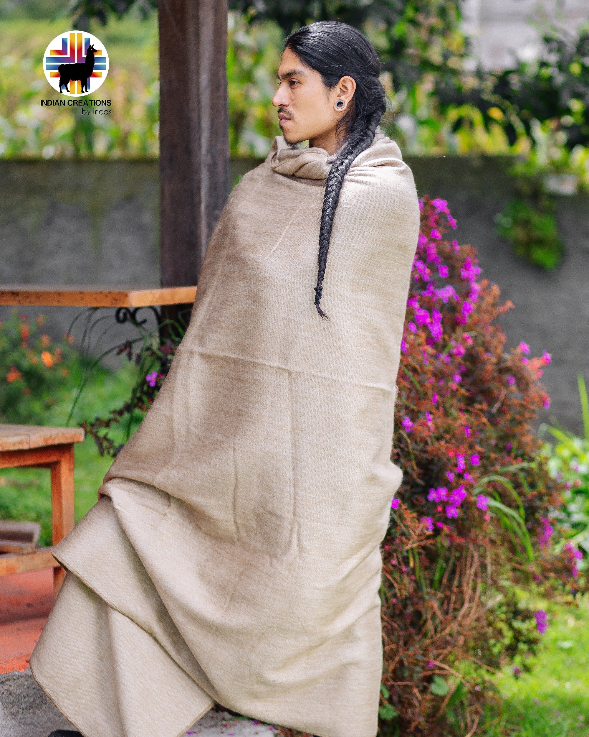 Alpaca Wool Throw. light Roast Light Weight Ultra-soft and - Etsy