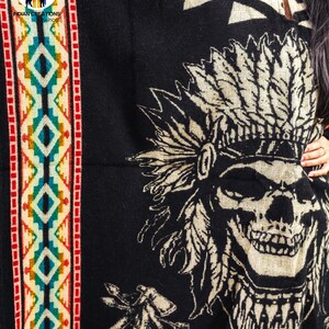 Beautiful Alpaca Wool Poncho (chief's Blood II) Handcrafted by ...