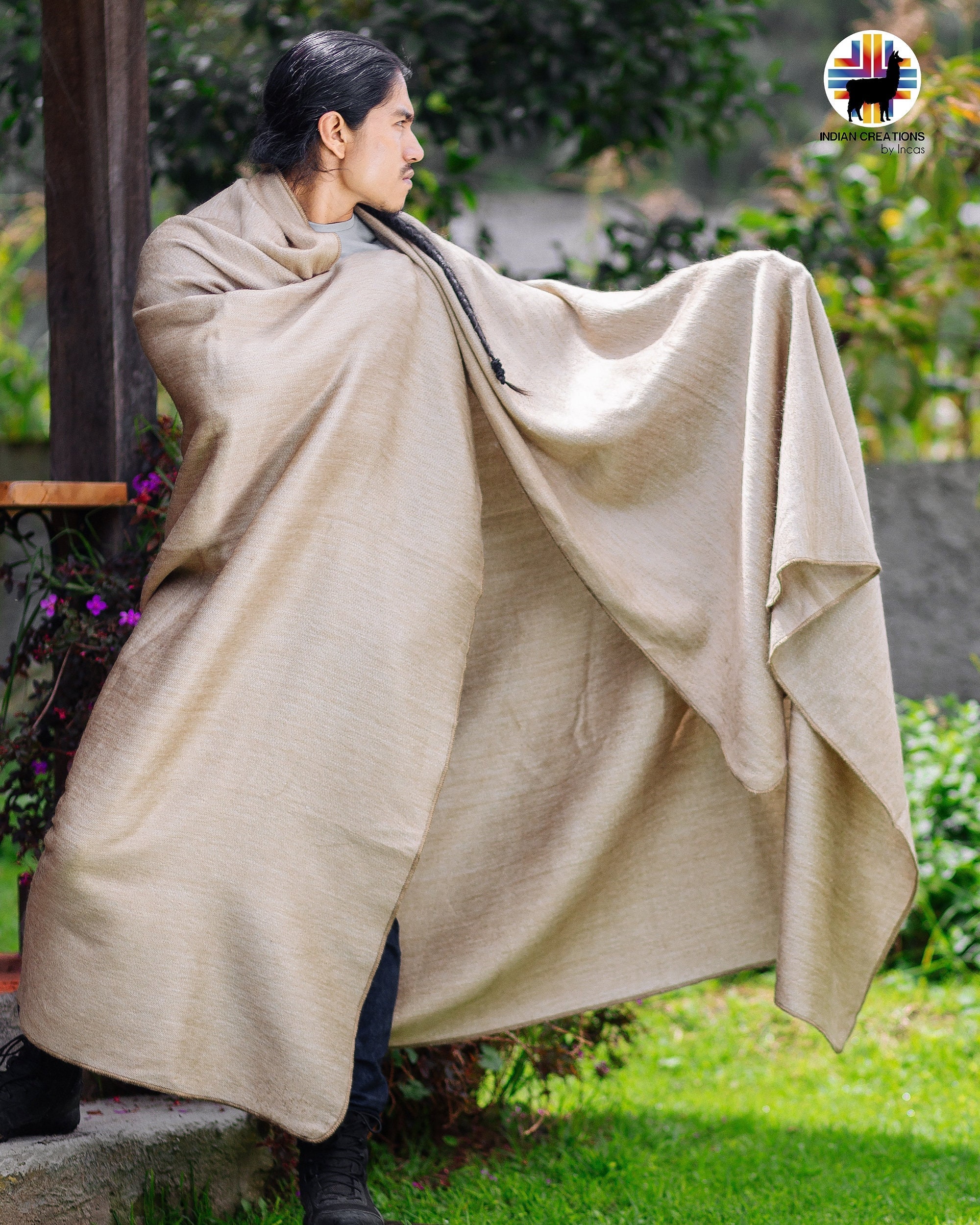 Alpaca Wool Throw. light Roast Light Weight Ultra-soft and - Etsy