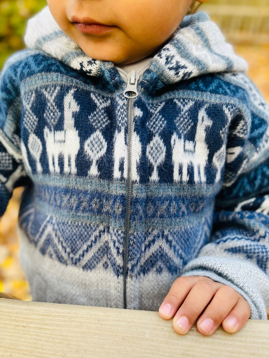 Handmade Alpaca Toddlers/kids Jackets. (gray Alpaca) Super Soft, Super ...