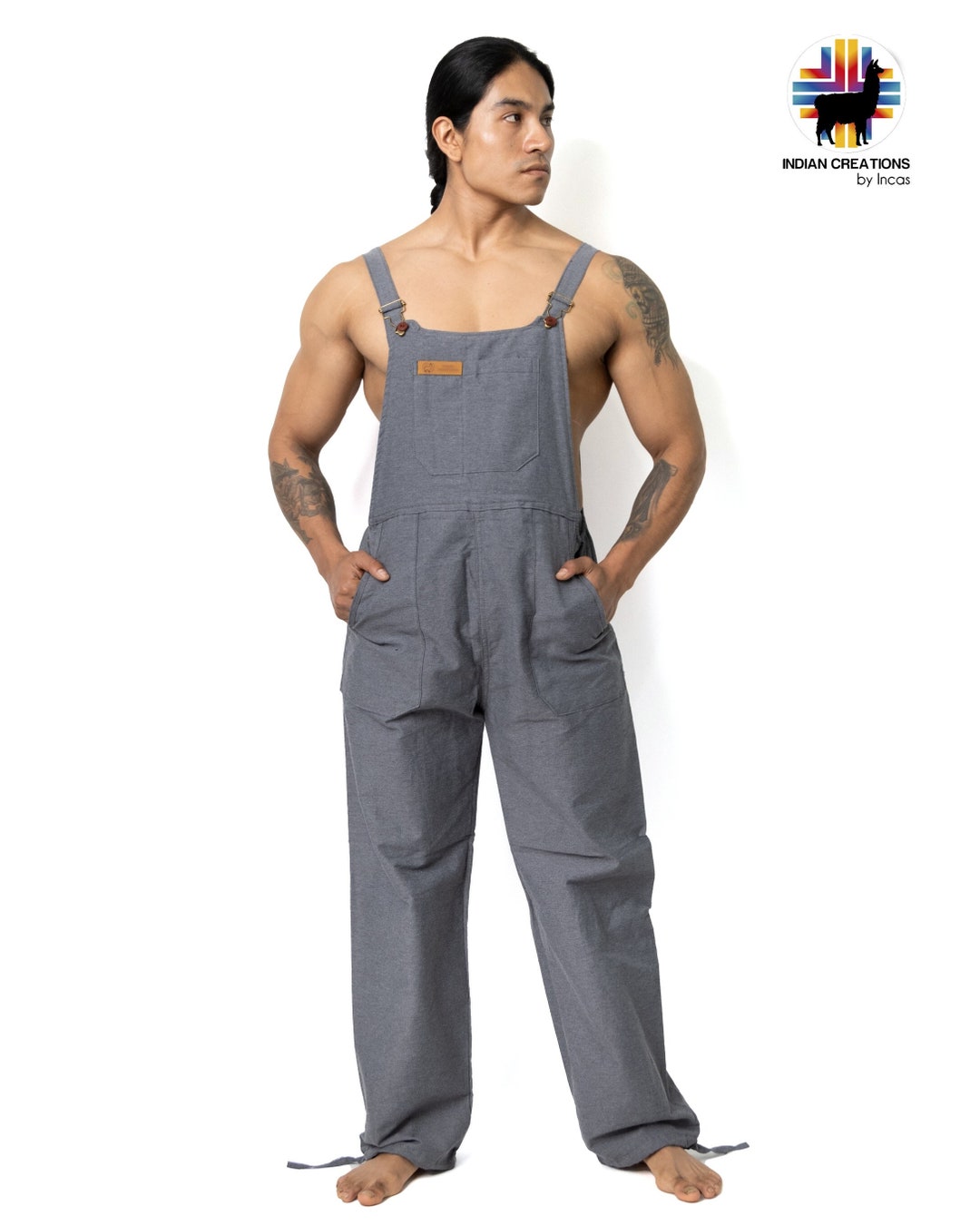 Boho Cotton Overall. Hippie Style Overalls. Unisex Overalls. Jumpsuit ...