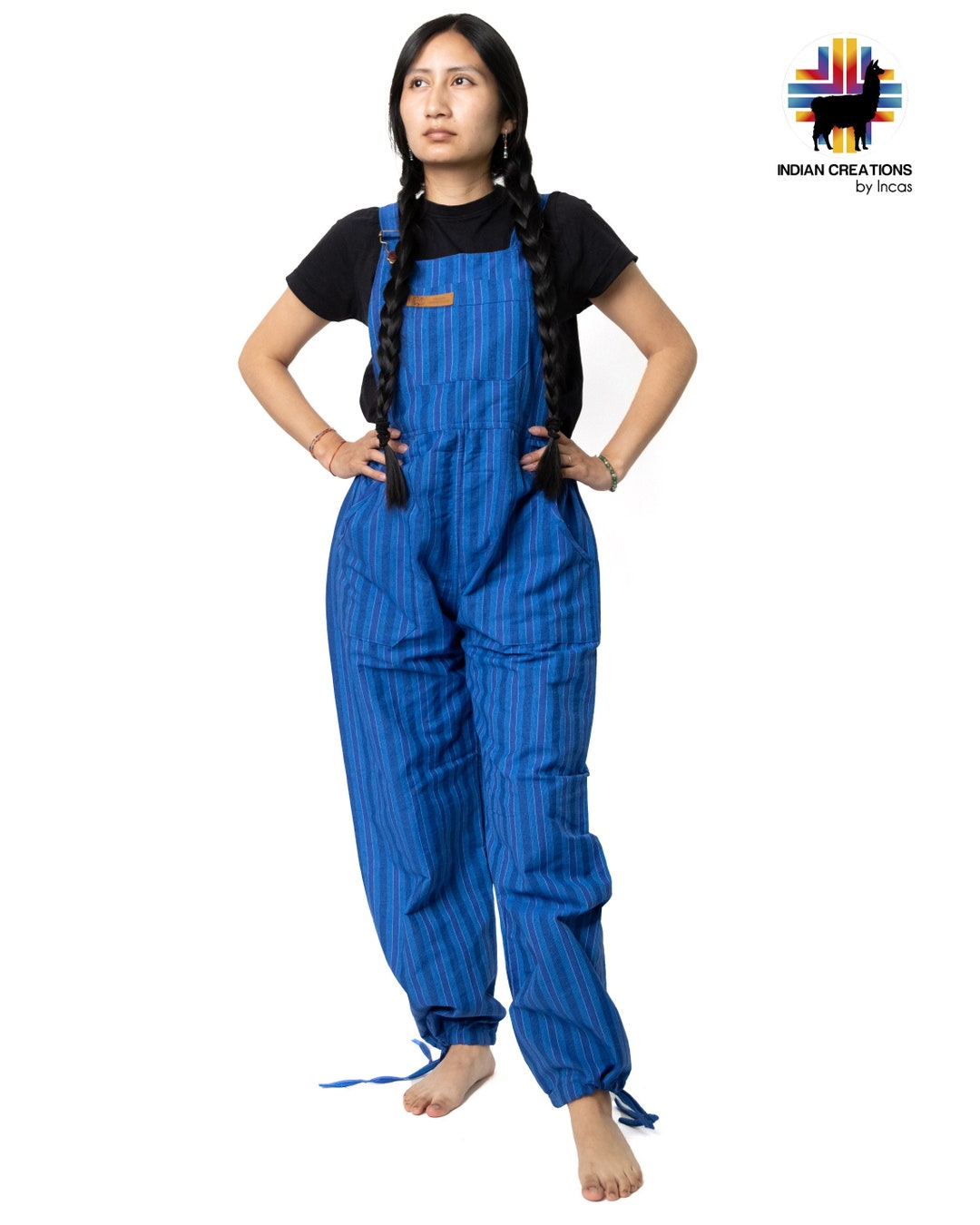 Boho Cotton Overall. Hippie Style Overalls. Unisex Overalls. Jumpsuit ...