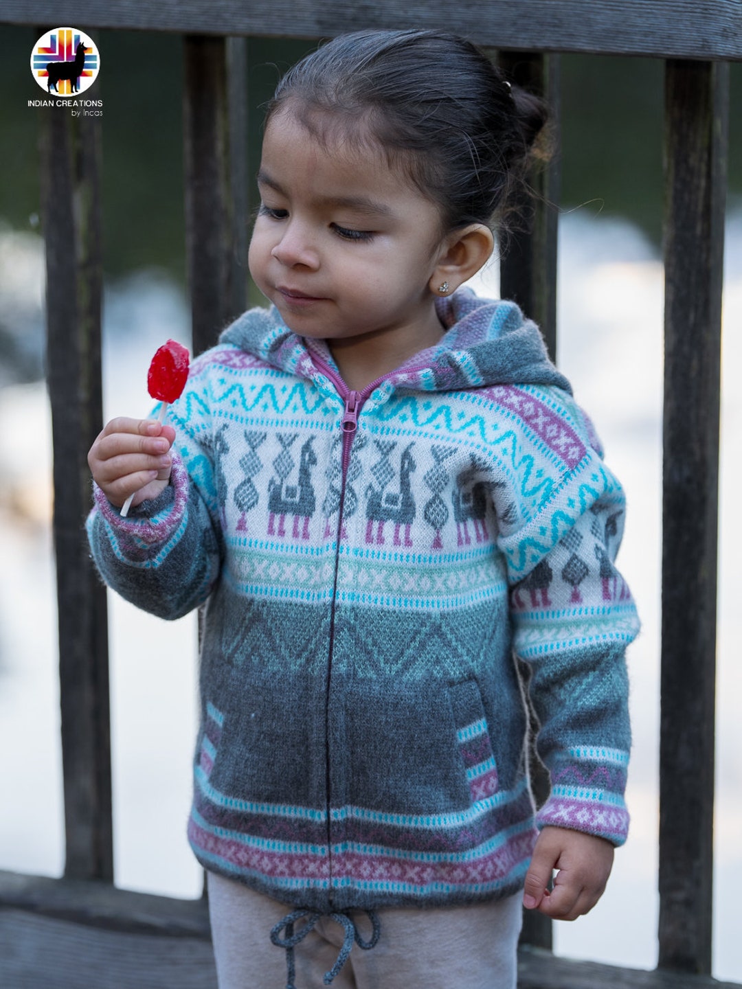 Handmade Alpaca Wool Toddlers/kids Jackets. (blue Alpaca) Super Soft ...