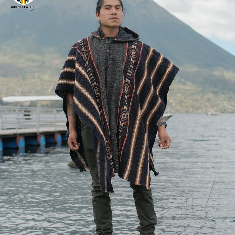 Mens Poncho - Etsy