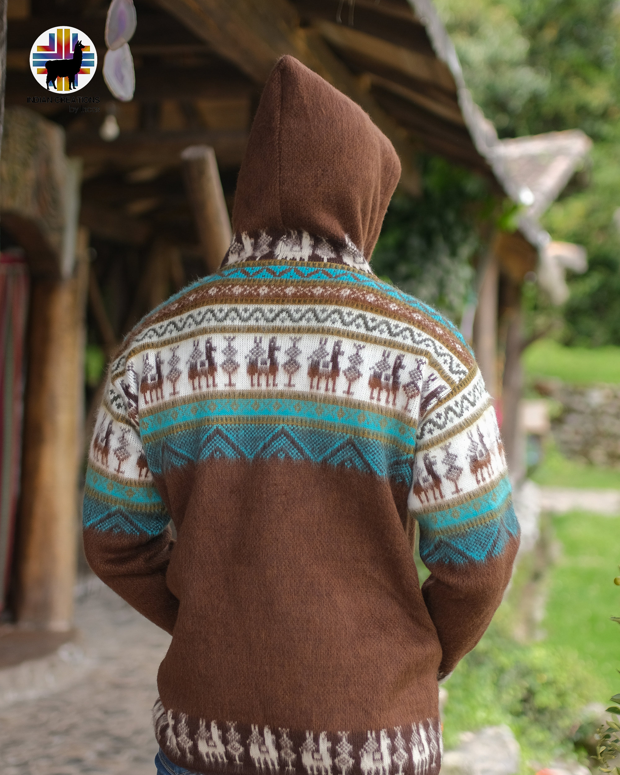 Exclusive Design Alpaca Wool Jacket (alpaca at Colorado Lagoon) Crafted ...