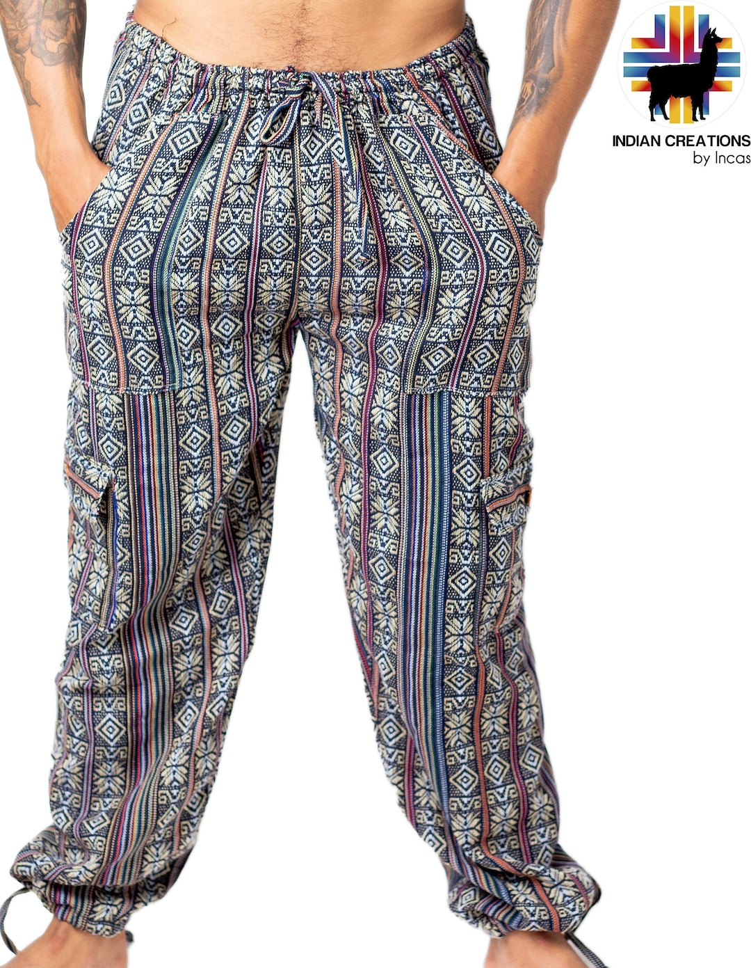 Boho Cotton Pants. Hippie Style Pants. Active Wear Bohemian Style ...