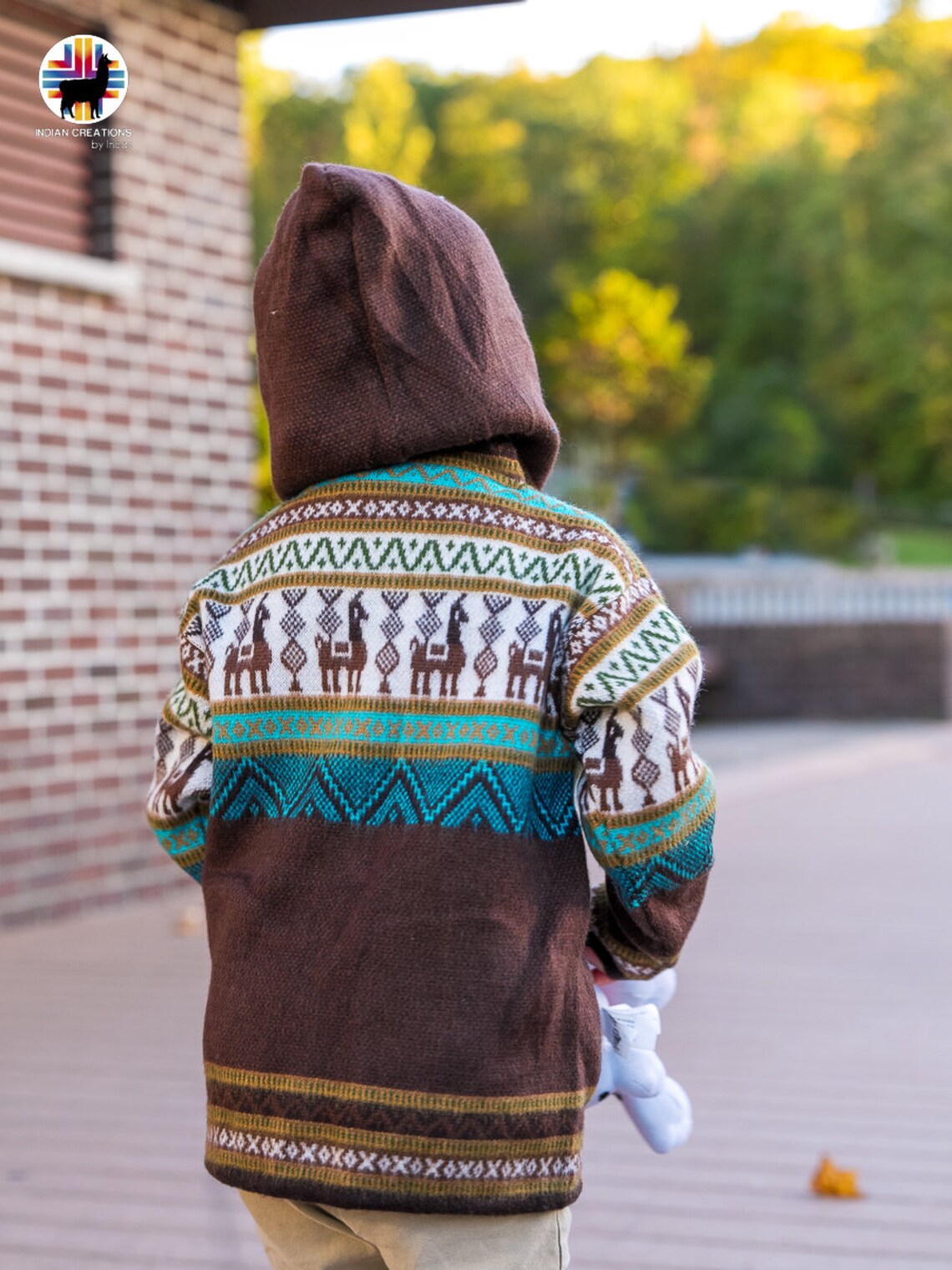 Handmade Alpaca Wool Toddlers/kids Jackets. (brown Alpaca Vibes) Super ...