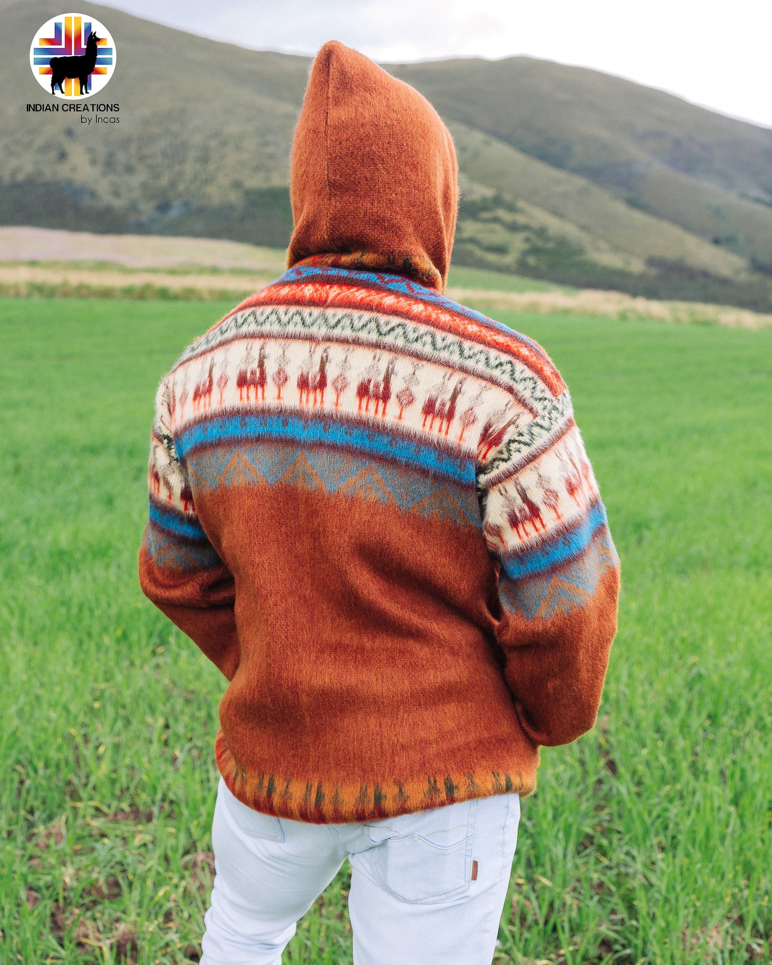 Alpaca Jacket. autumn Fields Unisex Use. Handcrafted by - Etsy