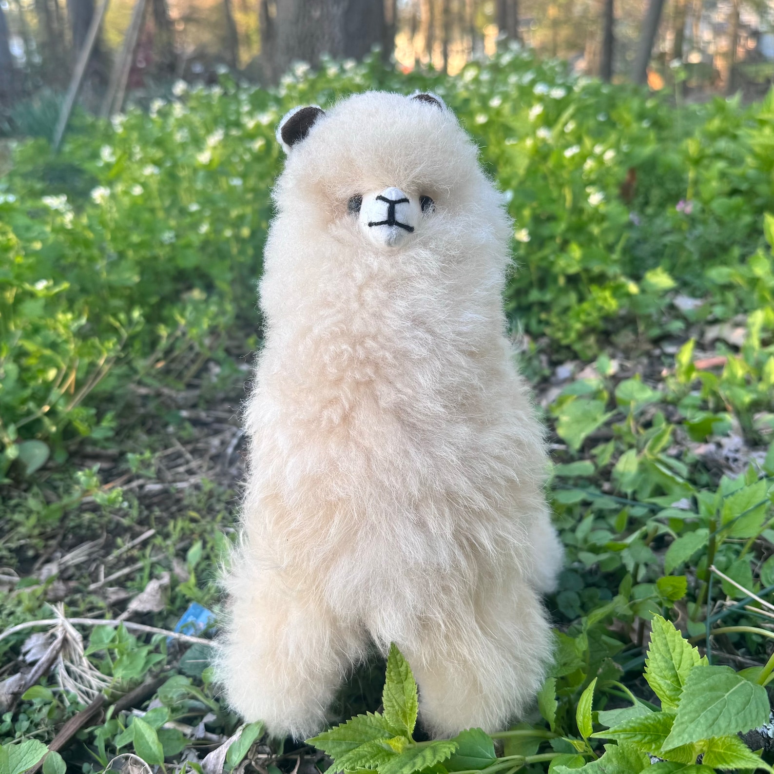 Handmade Super Soft Plush Alpaca. Handcrafted With Natural Baby Alpaca ...