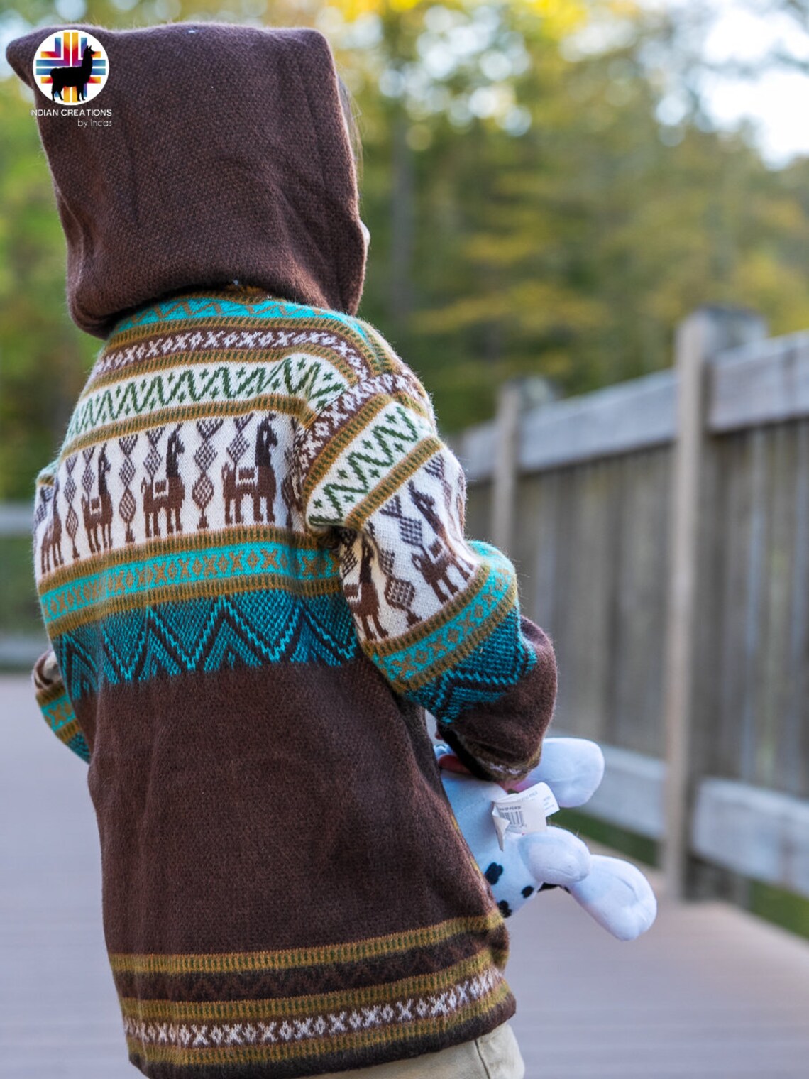 Handmade Alpaca Wool Toddlers/kids Jackets. (brown Alpaca Vibes) Super ...