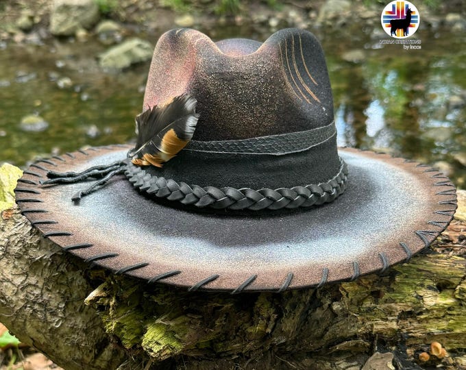 Indigenous Hats, Outback Handmade Hats, Boho Style Hats, FREE SHIPPING Gift Ideas. - Etsy