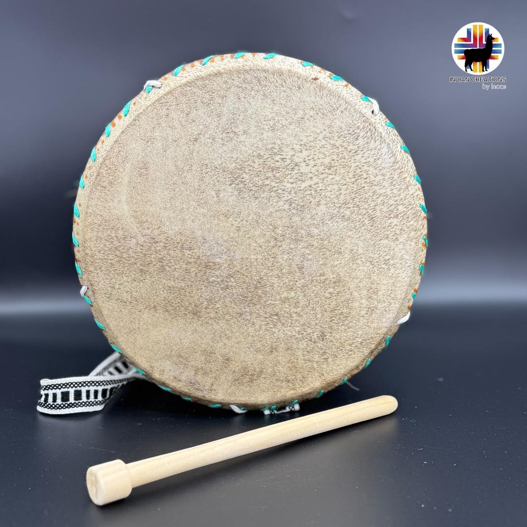 Handmade Wood Drums. Rawhide Drum Head. Mini Drums. Free Shipping. Ecuadorian Sounds. Sound ...