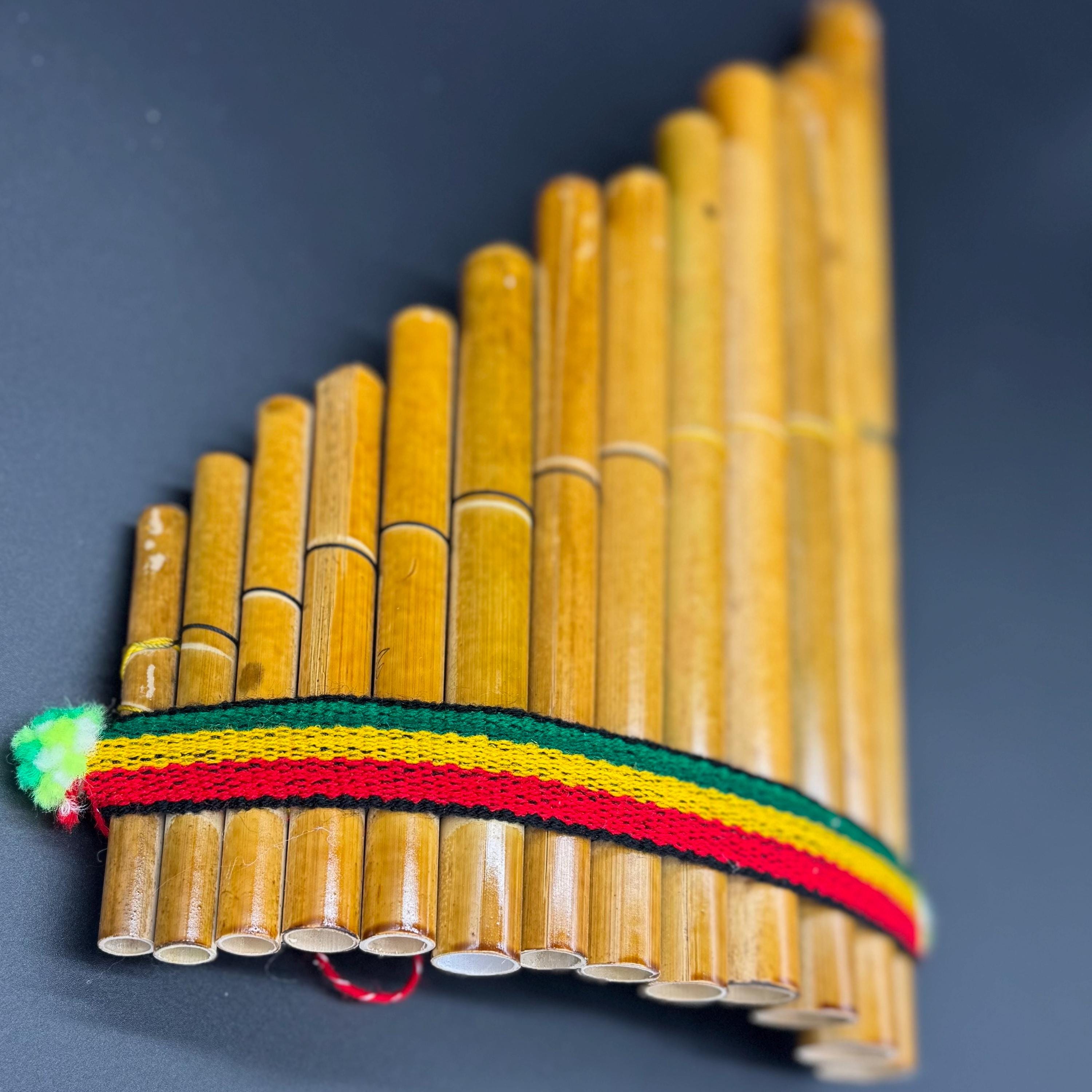 Handmade Pan Flute. Andean Pan Flute. Ecuadorian Sounds. Sound Healing ...