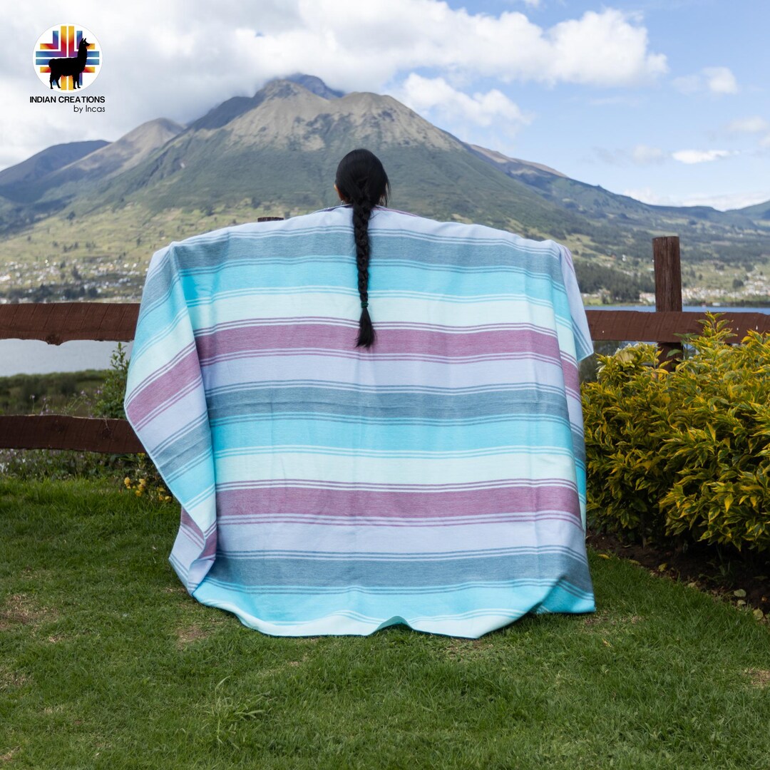 Baby Alpaca Wool Throw (lilac) Lightweight, Ultra-soft. Cozy. Machine ...