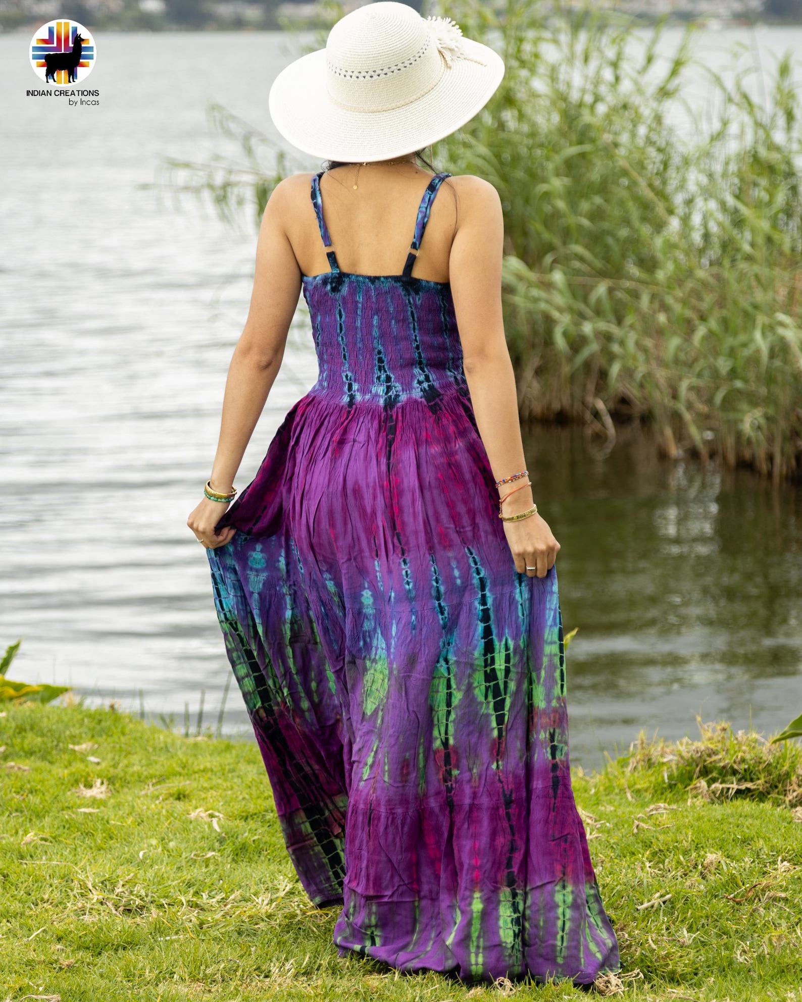 Tie Dye Summer Dress. Bohemian Style.hipie Dress. Super Comfortable and ...