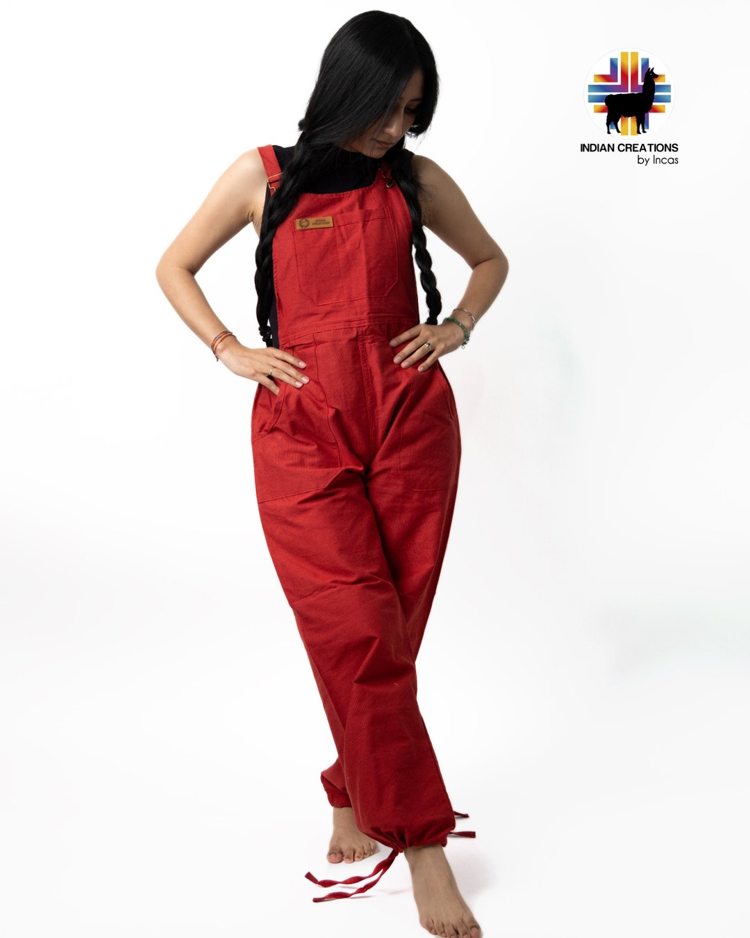 Boho Cotton Overall. Hippie Style Overalls. Unisex Overalls. Jumpsuit ...