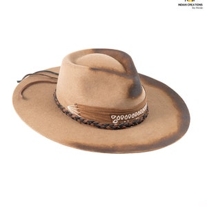 Native Hats, Outback Handmade Hats, Boho Style Hats, FREE SHIPPING Gift ...