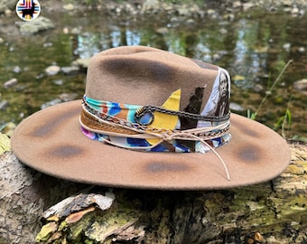 Indigenous Hats, Outback Handmade Hats, Boho Style Hats, FREE SHIPPING ...