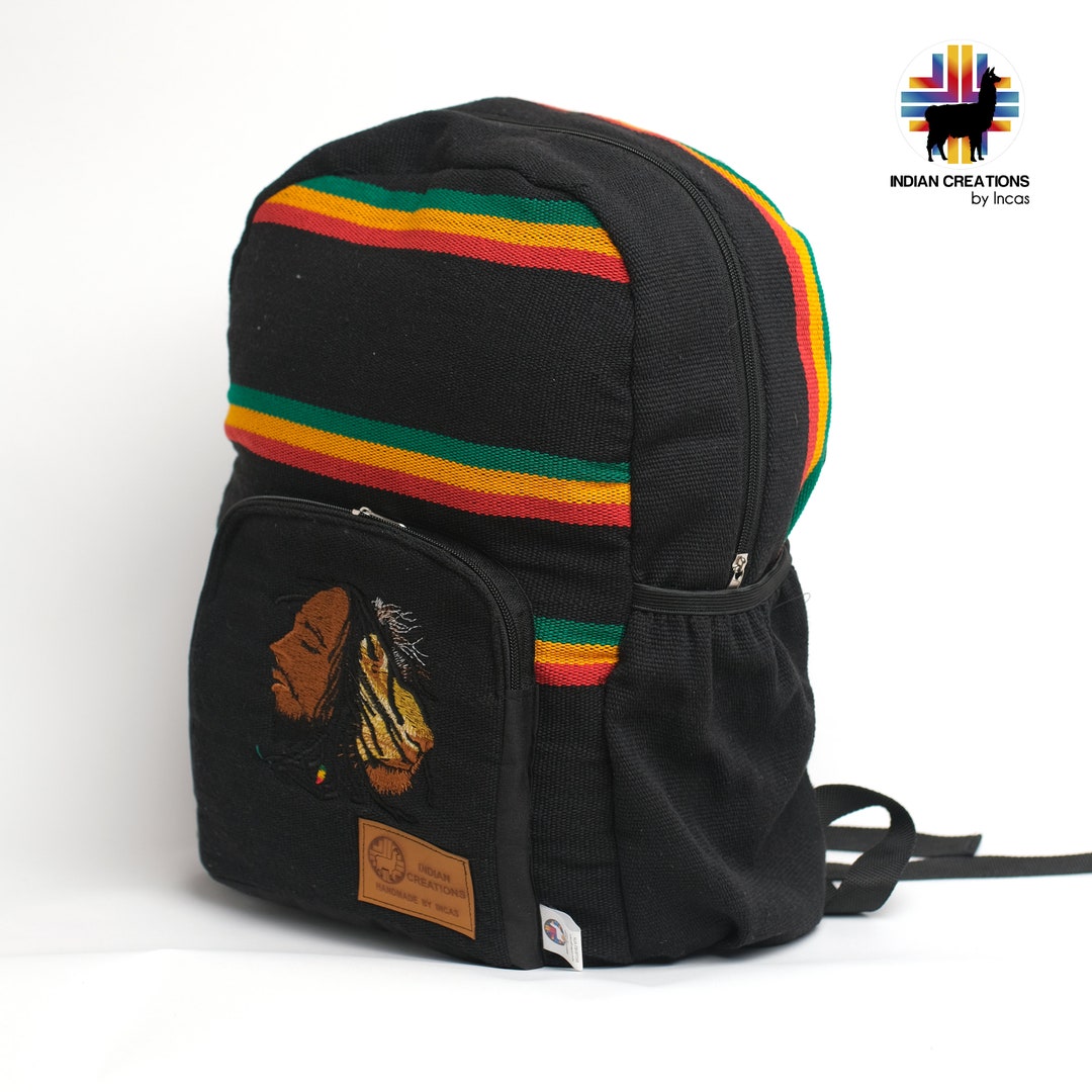 Backpack (rasta Flag) Unique, Accessible. Lightweight. Machine Washable ...