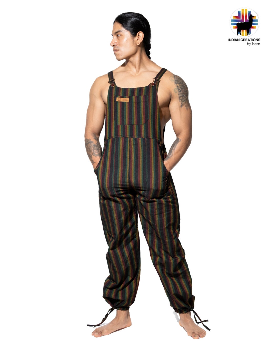 Boho Cotton Overall. Hippie Style Overalls. Unisex Overalls. Jumpsuit ...