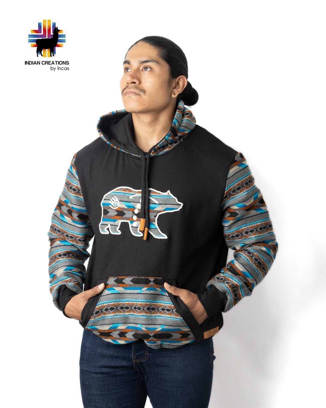 Handmade Hoodie. Handcrafted by Indigenous Hands. Machine Washable ...